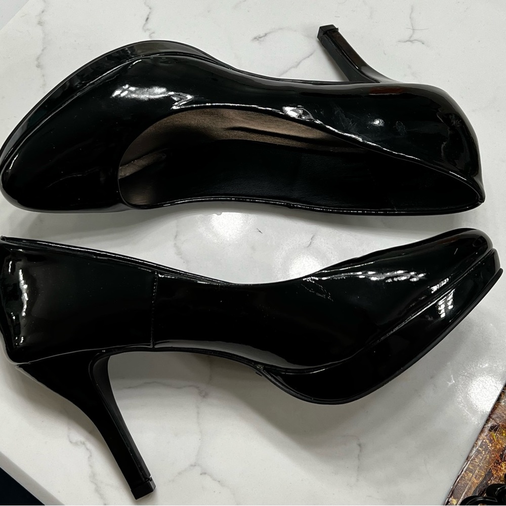 Madden Girl Patent Leather High Heels - Gem